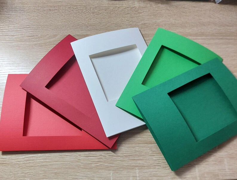 3-fold Aperture Cards for Embroidery and Cross Stitch (150x203mm) With ...