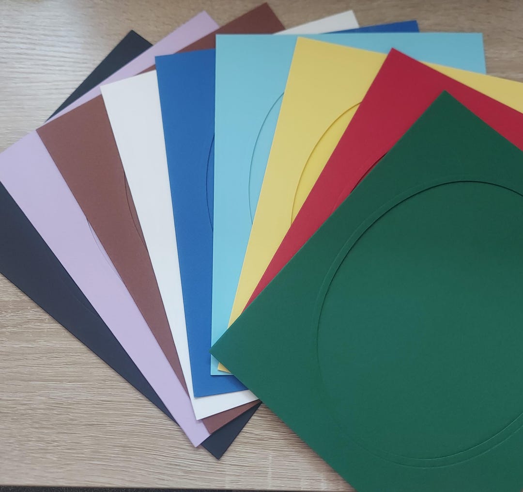 Large Oval Aperture Cards for Cross Stitch, Embroidery, Pick Your ...