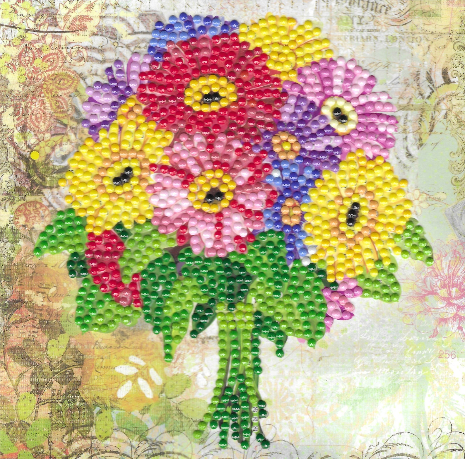 Roses and Posies Handmade Cards Diamond Art, Diamond Painting ...