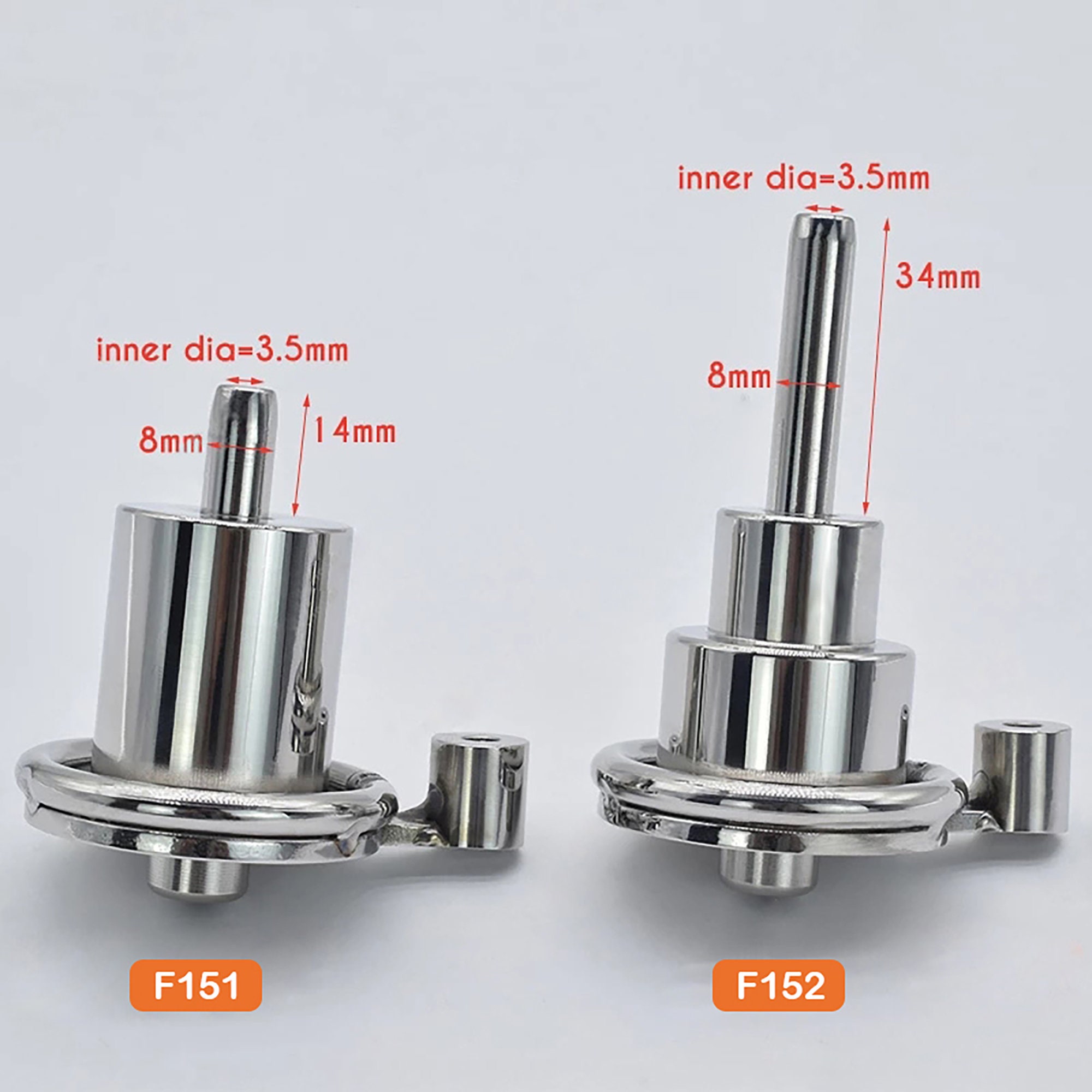 Negative Cock Cage With Inverted Unremovable Cylinder Plug Hard Core ...