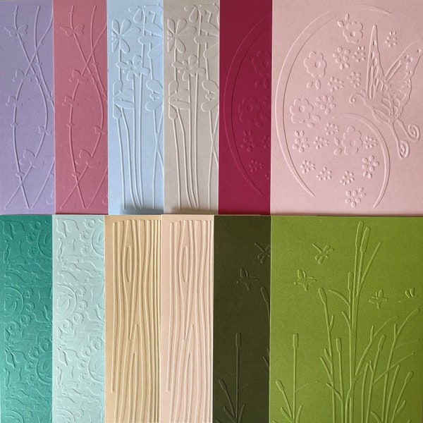 Embossed Cardstock - Etsy