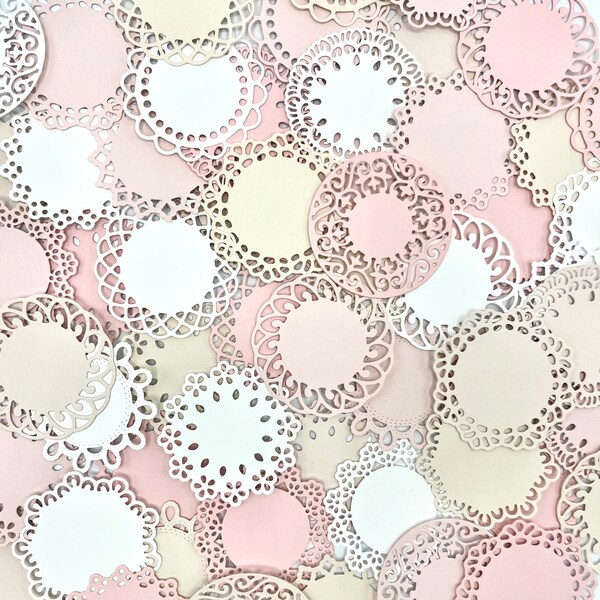 Pink Paper Doilies - Etsy
