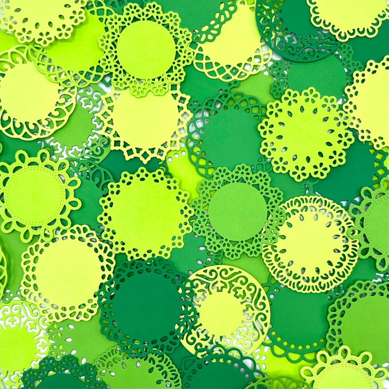 Green Paper Doily - Etsy