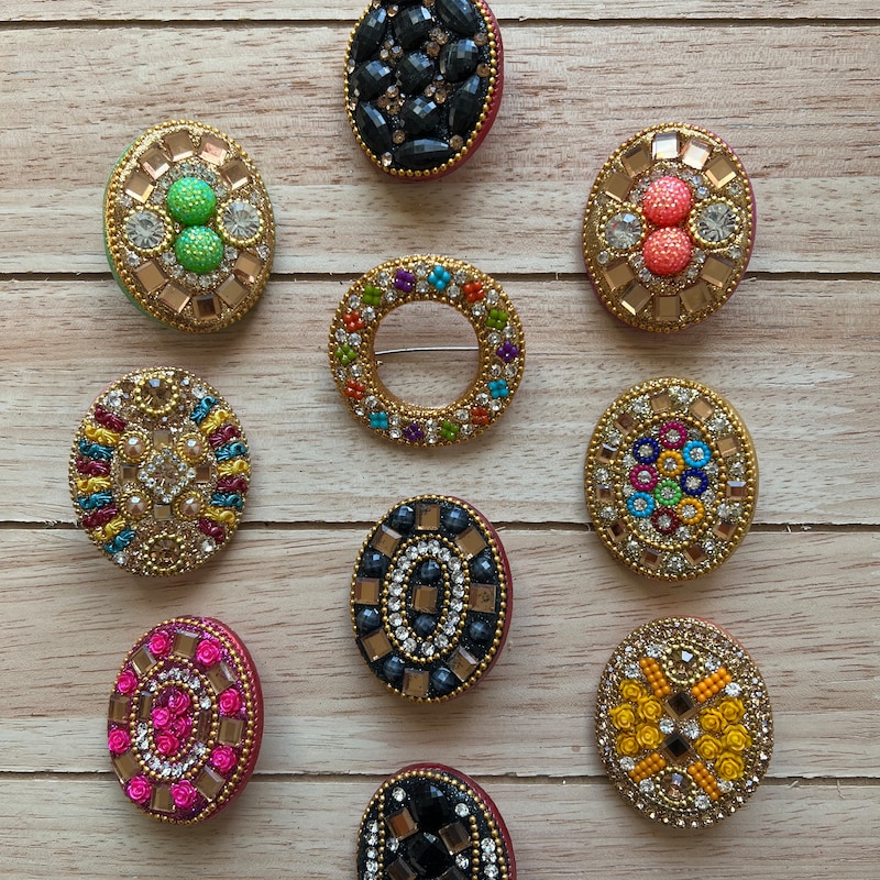 Indian Brooch - Etsy