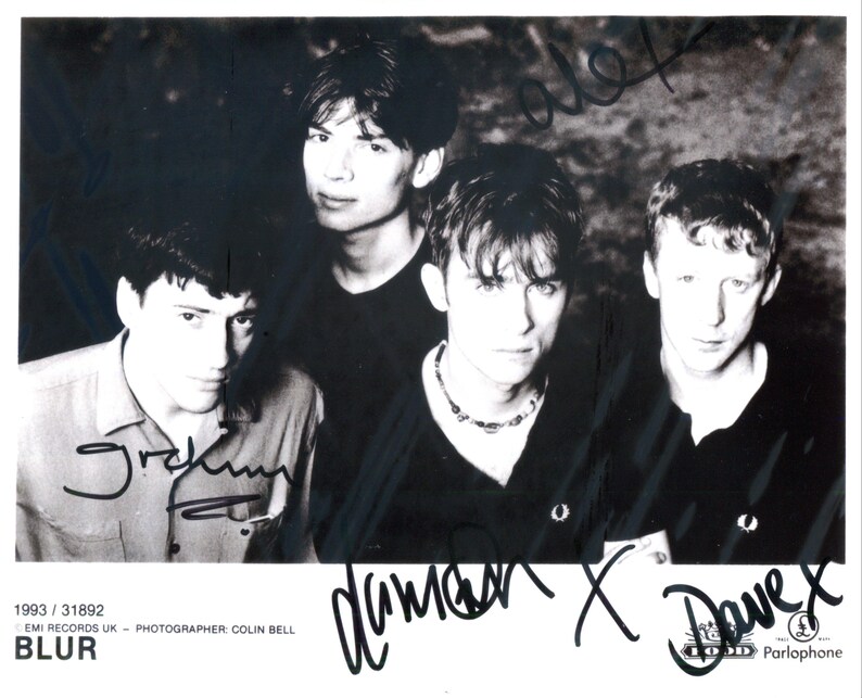 Superb Blur Hand-signed 10 X 8 Photo - Etsy
