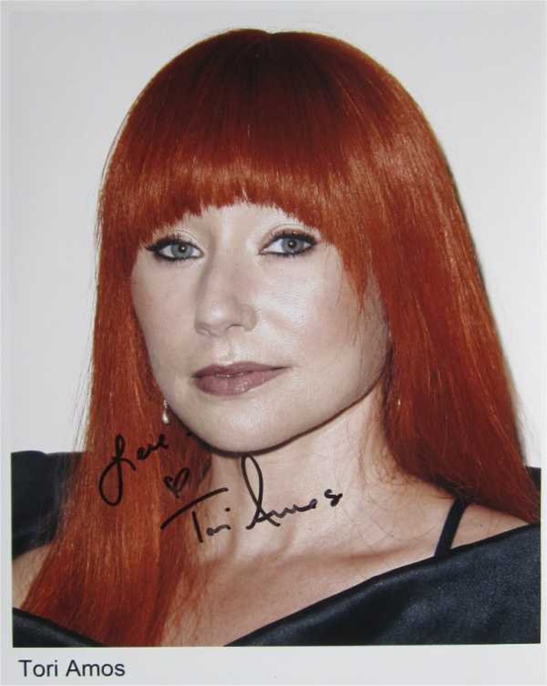 Superb Tori Amos Hand-signed 10" X 8" Photo - Etsy