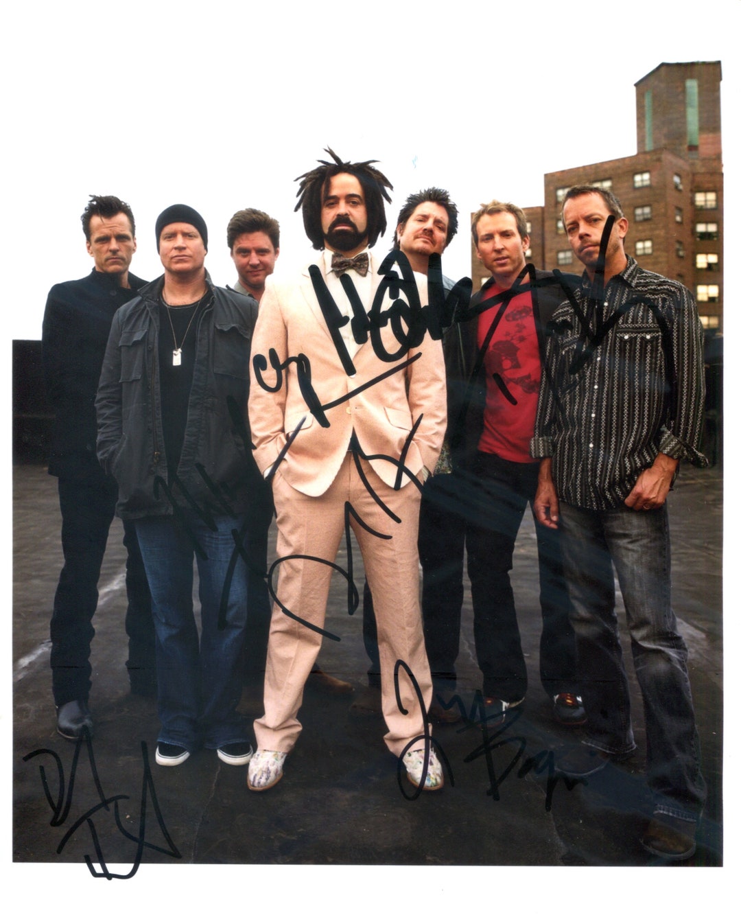 Superb Counting Crows Hand-signed 10" X 8" Photo - Etsy