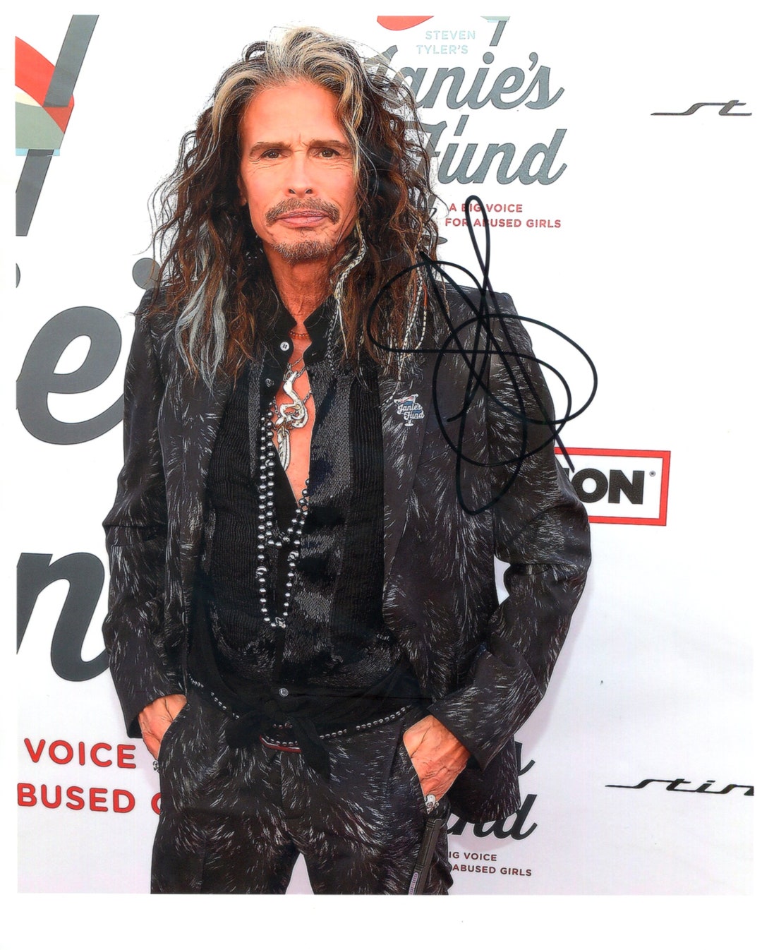 Superb Steven Tyler Hand-signed 10" X 8" Photo - Etsy