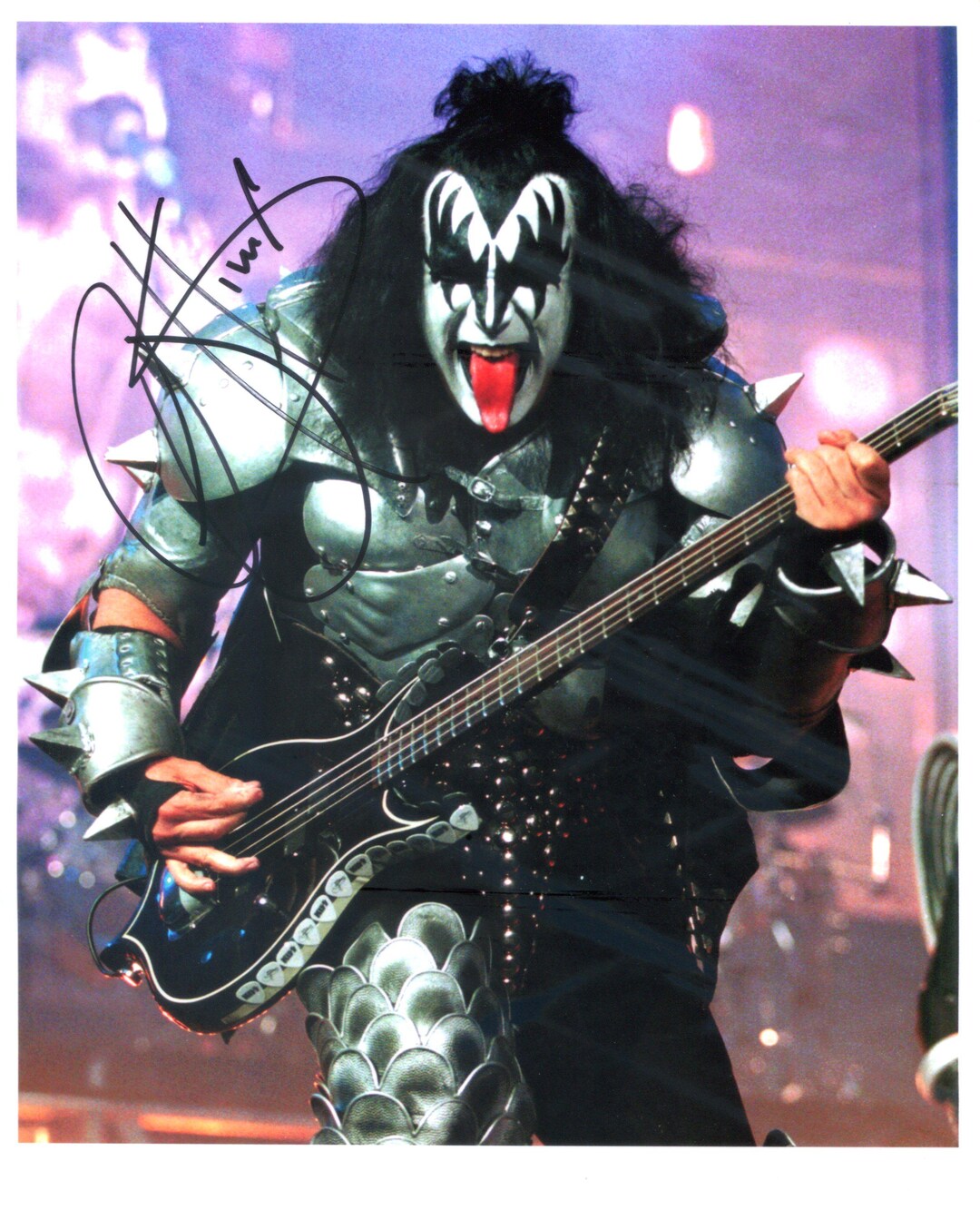 Superb Gene Simmons Hand-signed 10" X 8" Photo - Etsy