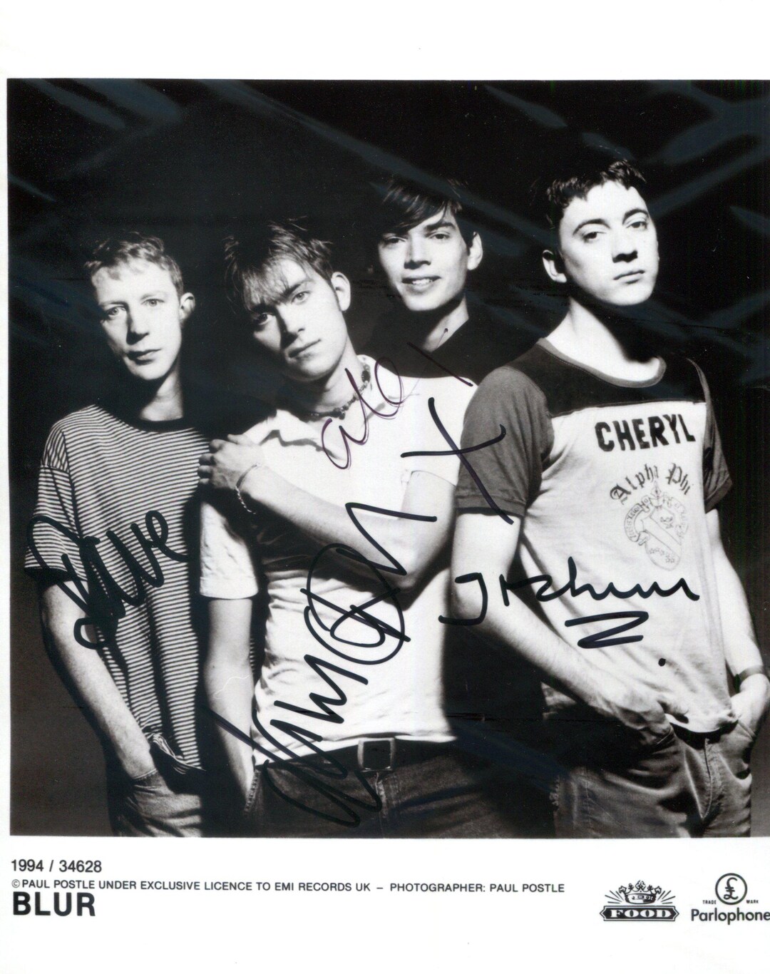 Superb Blur Hand-signed 10" X 8" Photo - Etsy
