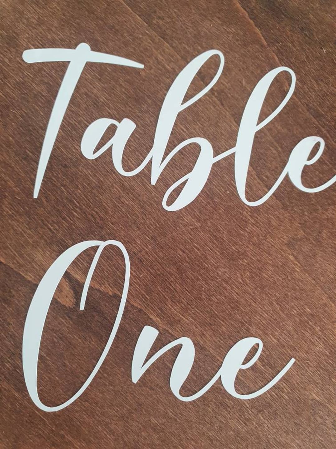 Table Number Vinyl Decals , Wedding Swating , Table Decal , Wedding ...