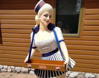 Pin up Girl Statue - Etsy