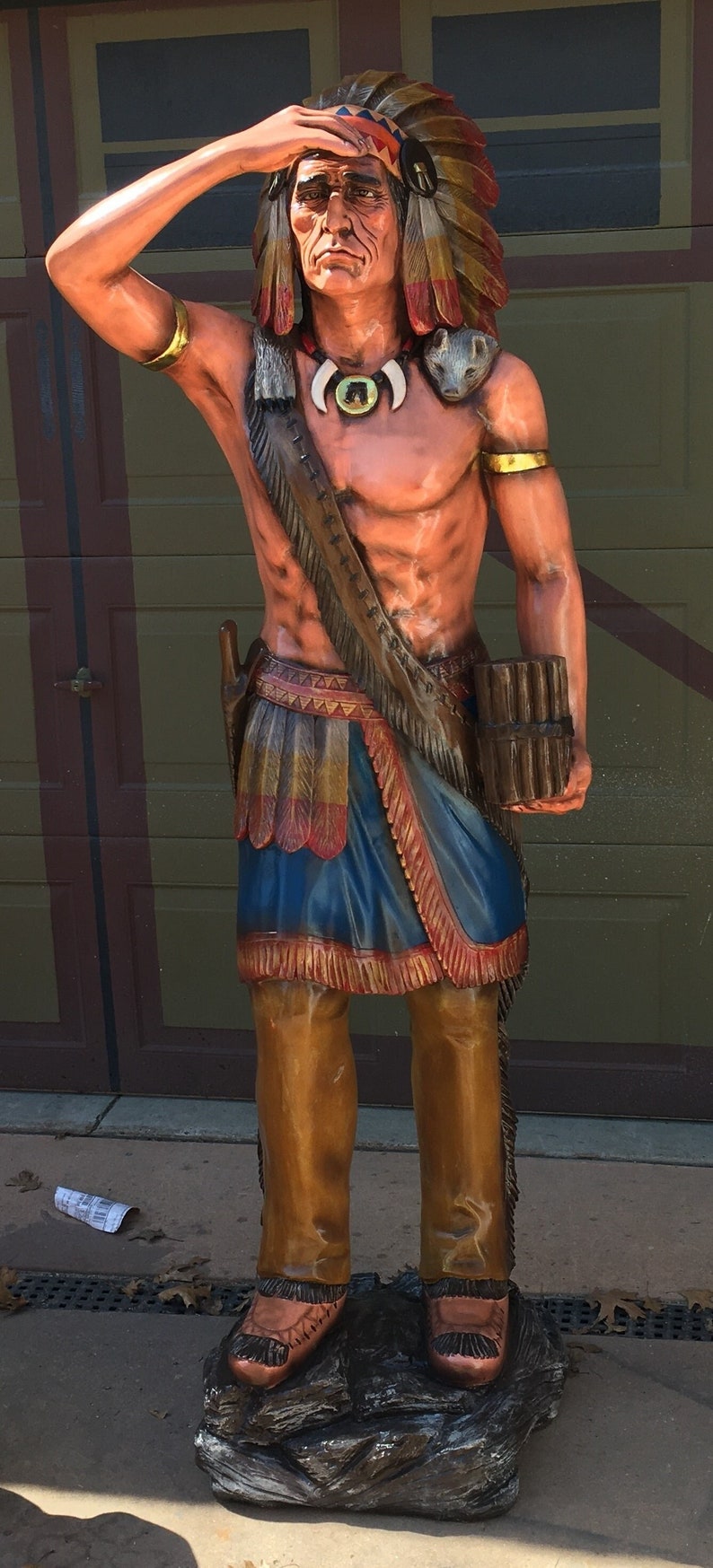 Life Size Native American Indian Statue Life Size Statues - Etsy