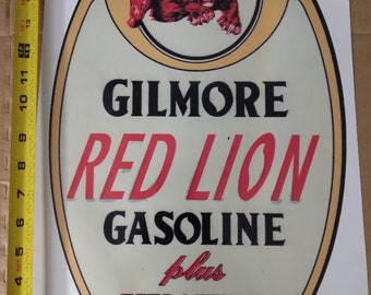 Red Lion Sign - Etsy