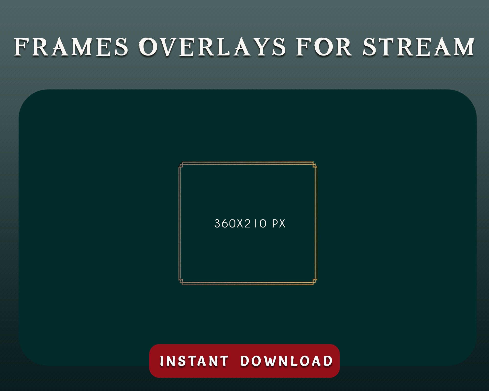 Hogwarts Legacy Twitch Frame Overlays, Webcam Border Overlay Stream ...