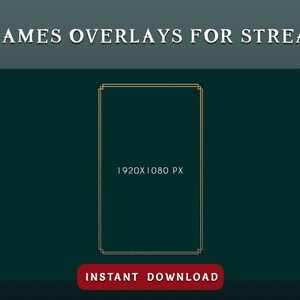 Hogwarts Legacy Twitch Frame Overlays, Webcam Border Overlay Stream ...