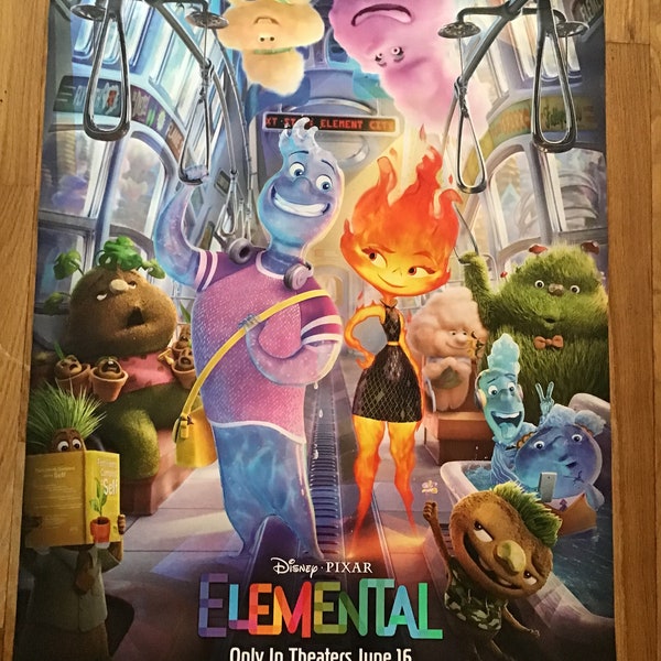 Elemental Movie Poster - Etsy