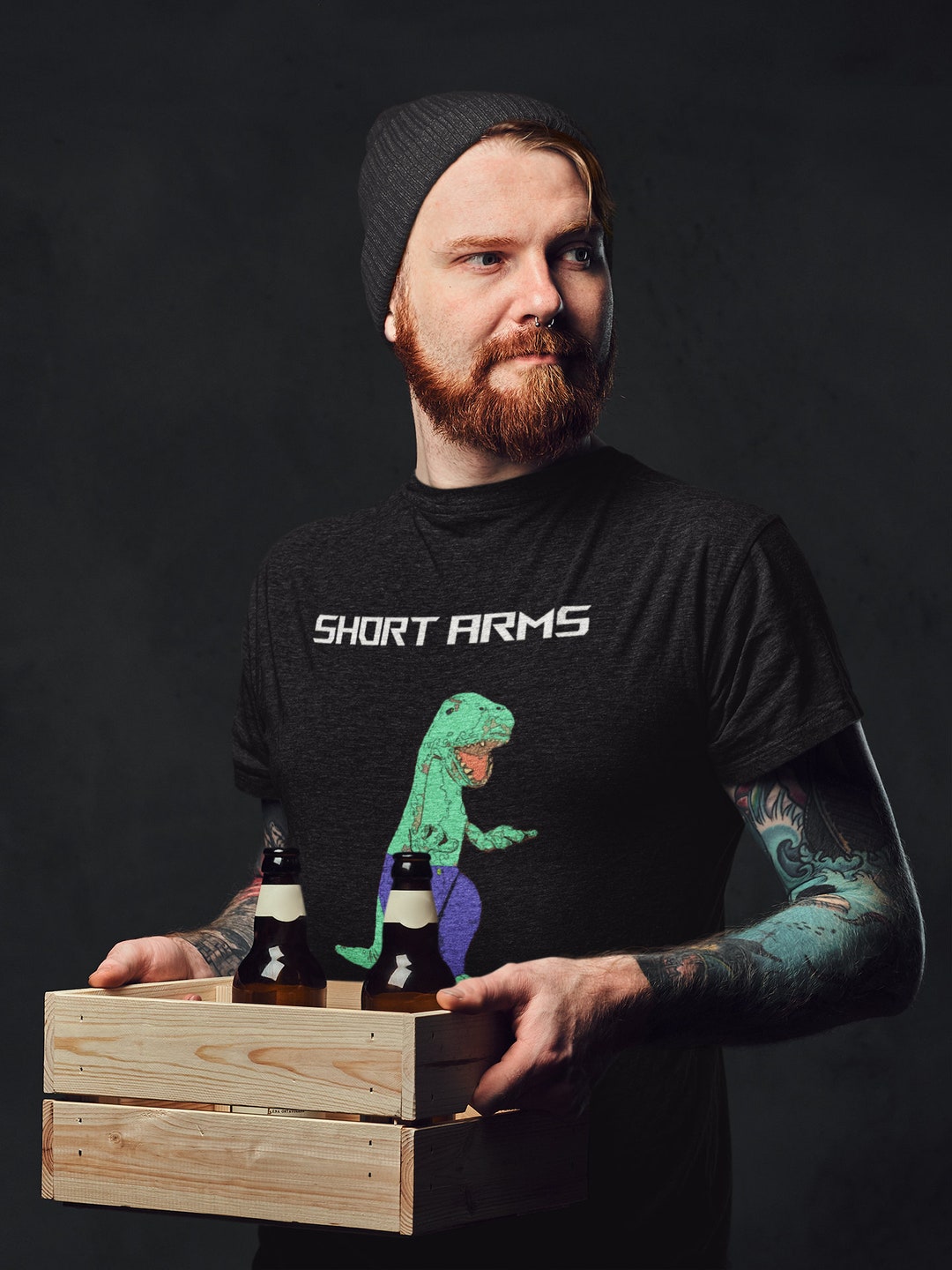 Short Arms Long Pockets Classic Men's Crewneck T-shirt - Etsy