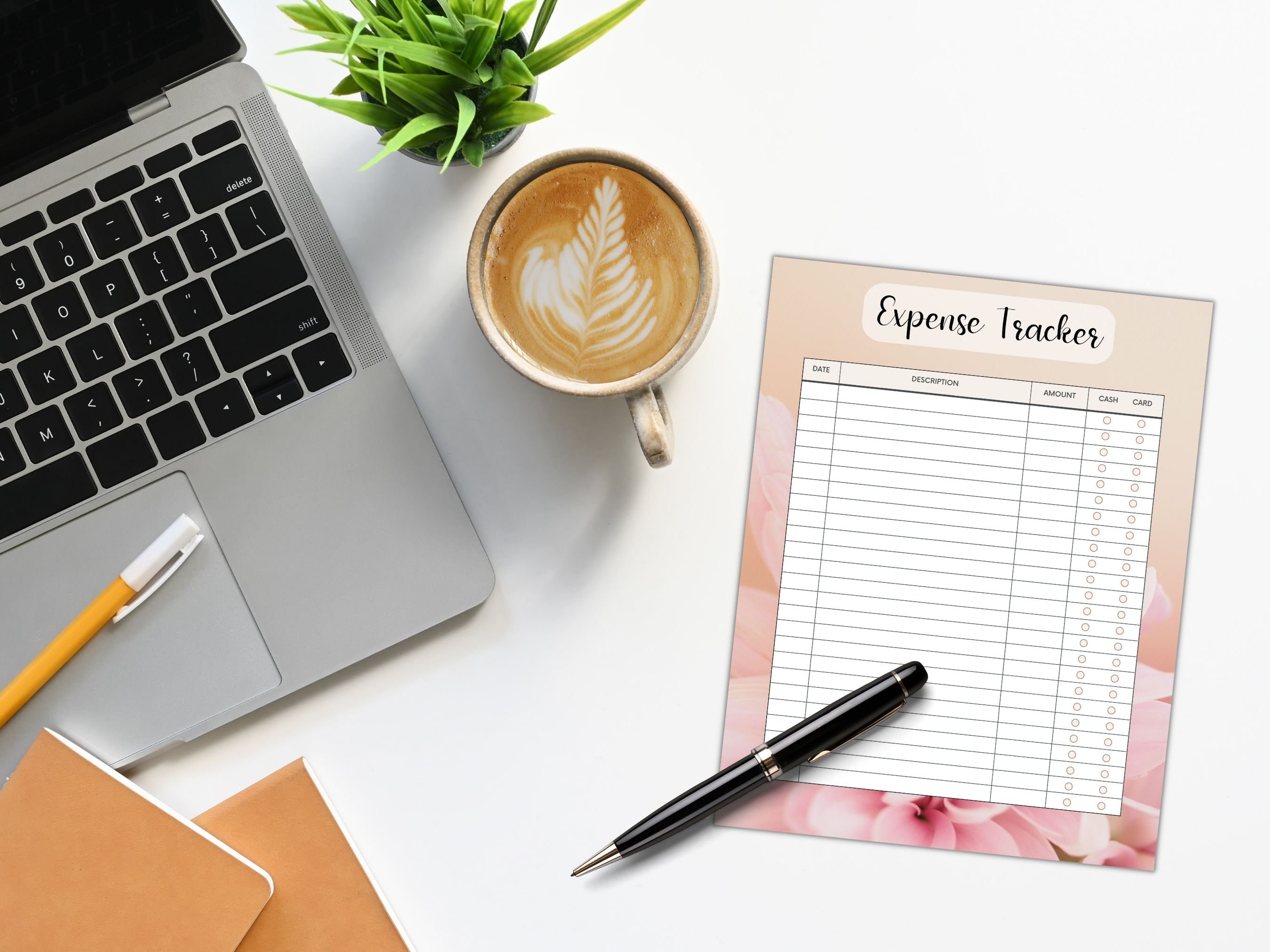 Expense Tracker Printable Floral Bundle, Instant Download for Budget ...