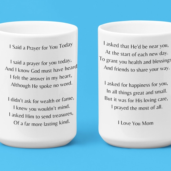 Prayer Coffee Cup - Etsy