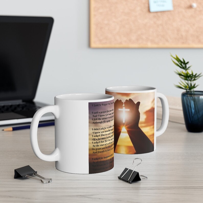 Prayer Mug, I Said A Prayer for You, Coffee Mug, Christian Gift, Tea ...
