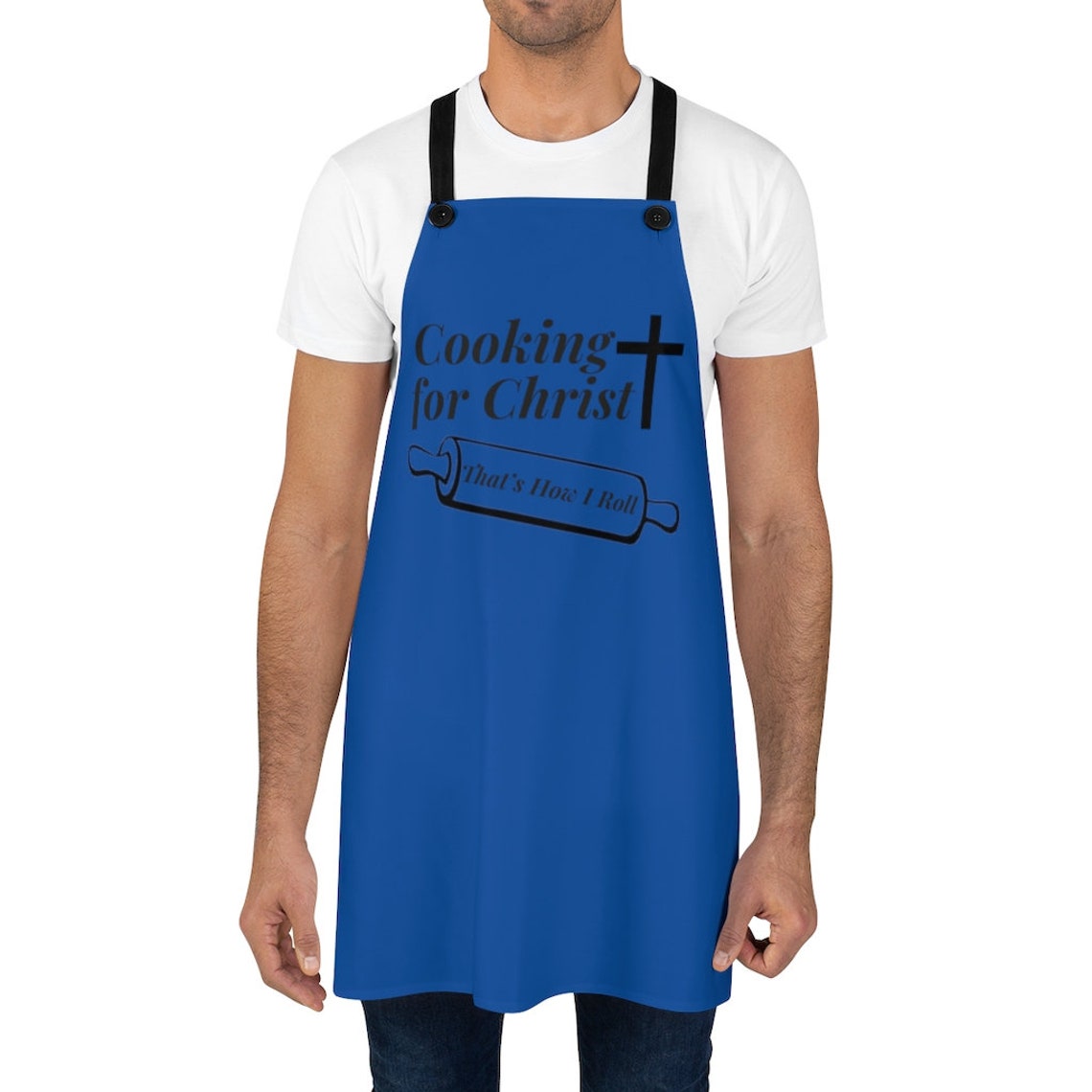 Cooking for Christ, Christian Apron, Religious Gift, Church Gift, Apron ...