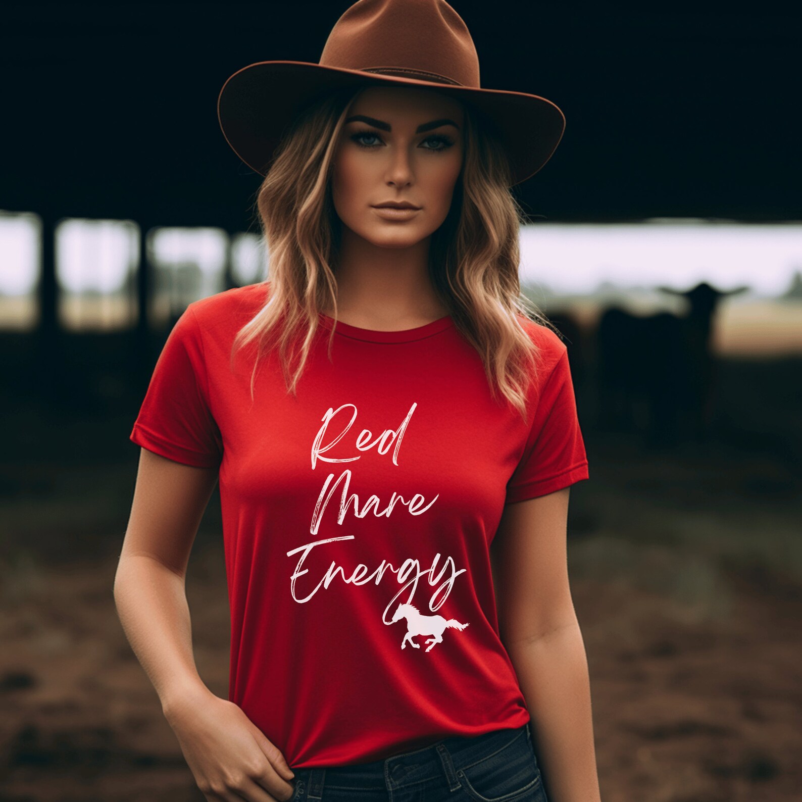Mare Horse Lovers Shirt, Red Mare Energy - Etsy
