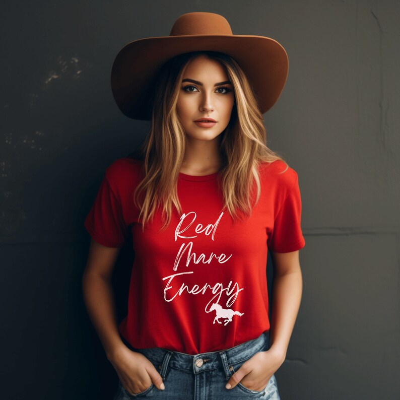 Mare Horse Lovers Shirt, Red Mare Energy - Etsy