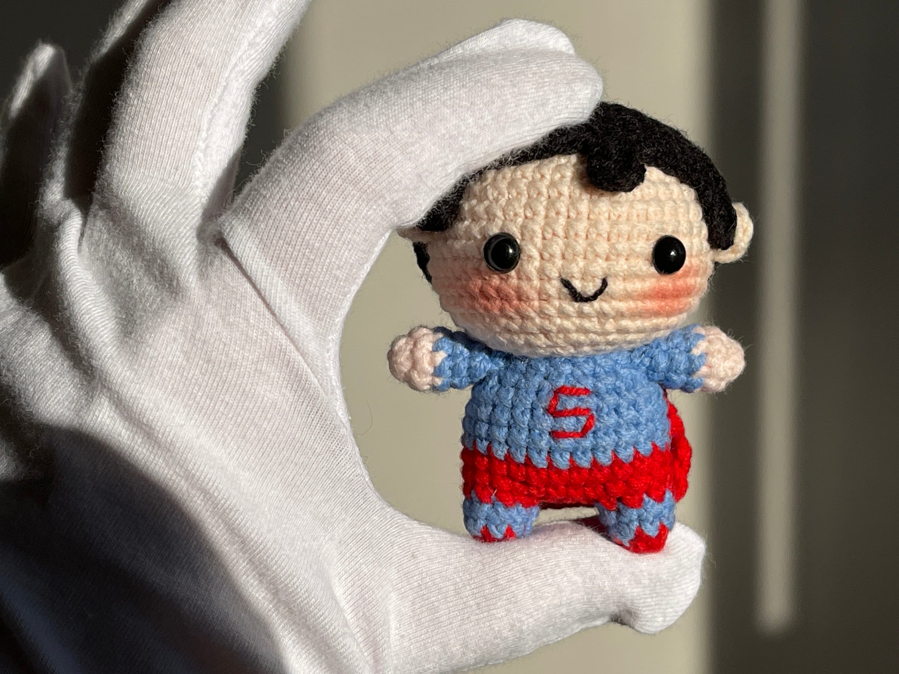 Superheroes Mini Sets for Kids, Crochet Stuffed Superheroes Doll ...