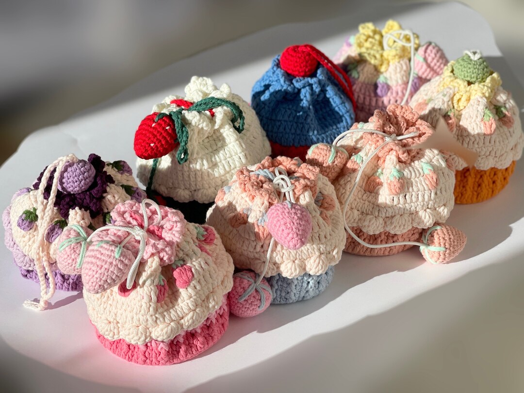 Crochet Cake Bag Crossbody Sweet Bag Handmade Bagamigurumi - Etsy