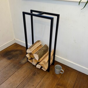 York Log Store Large Indoor Log Store Steel Fireplace Log - Etsy UK