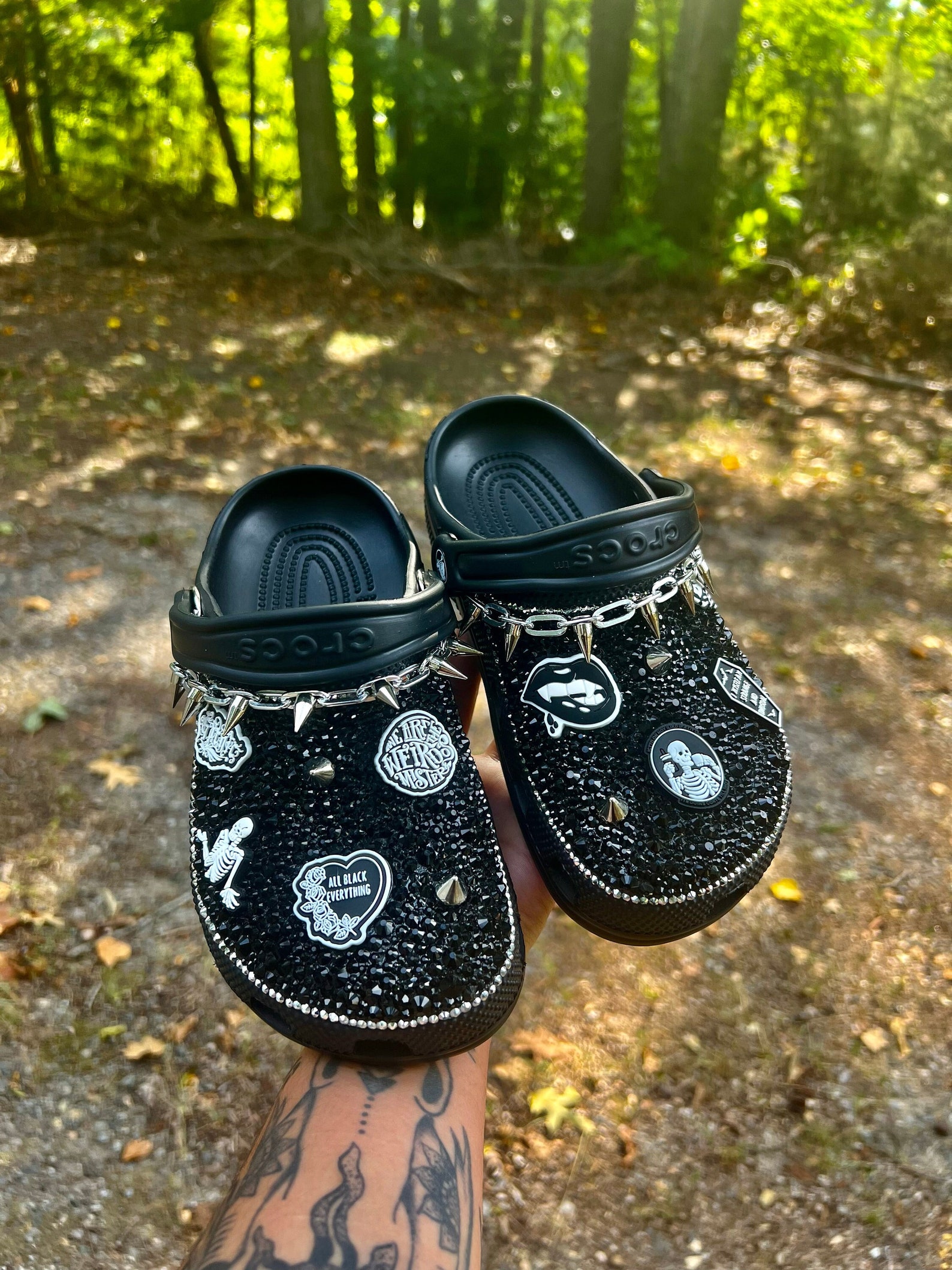 Rhinestone Crocs, Custom Crocs, Bling Crocs - Etsy