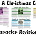 A Christmas Carol Character Revision Sheets - Etsy