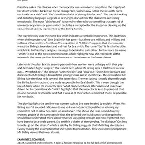 An Inspector Calls 45 Page GCSE Revision Booklet - Etsy