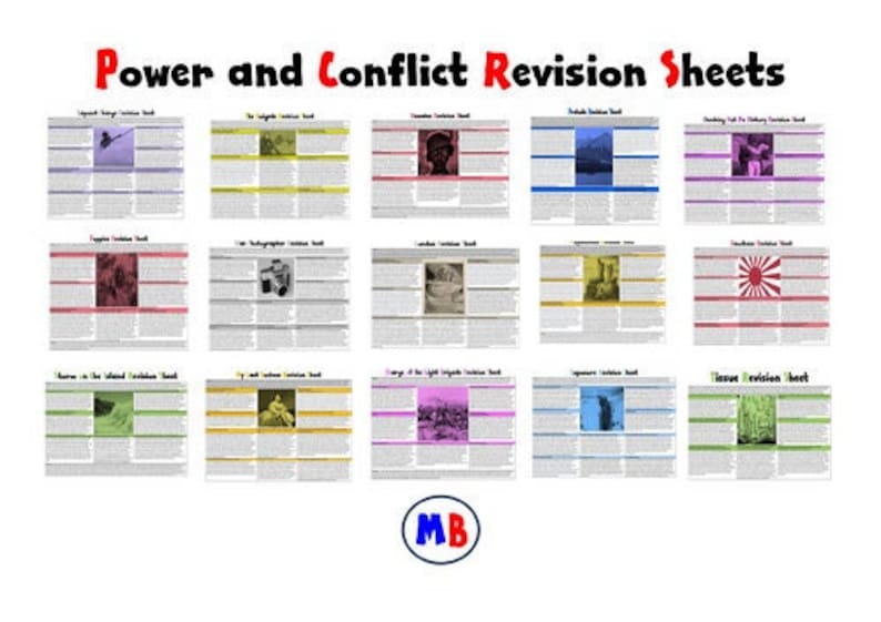 Power and Conflict Revision Booklet - Etsy UK