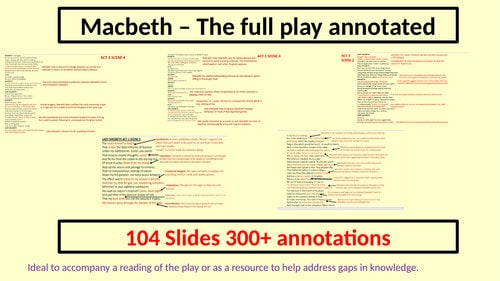 Macbeth GCSE Revision Part 2 - Etsy