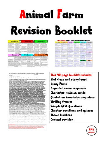 Animal Farm GCSE Revision Resources - Etsy UK