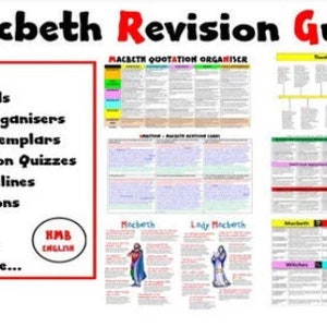 Macbeth GCSE Revision - Etsy UK