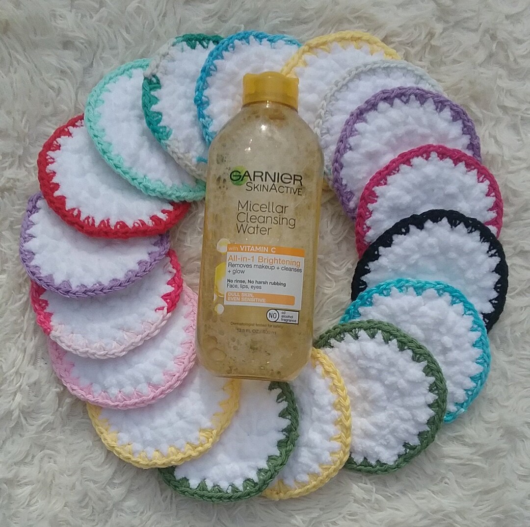 Crochet Facial Rounds, Facial Round Set Reusable Facial Rounds, Facial ...