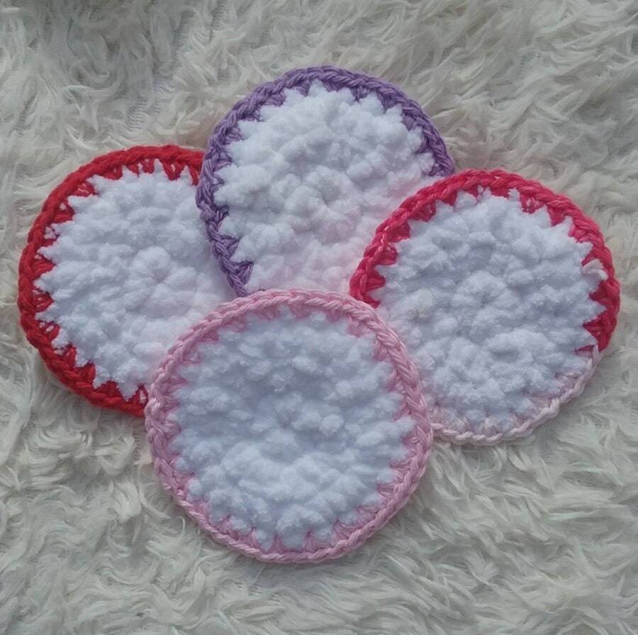 Crochet Facial Rounds, Facial Round Set Reusable Facial Rounds, Facial ...