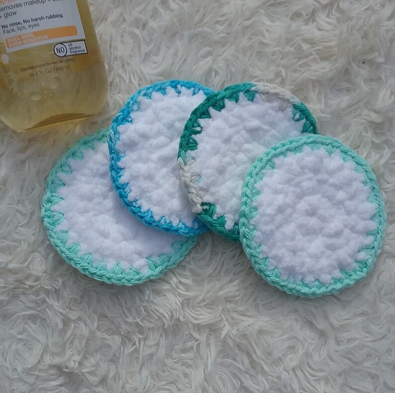 Crochet Facial Rounds, Facial Round Set Reusable Facial Rounds, Facial ...
