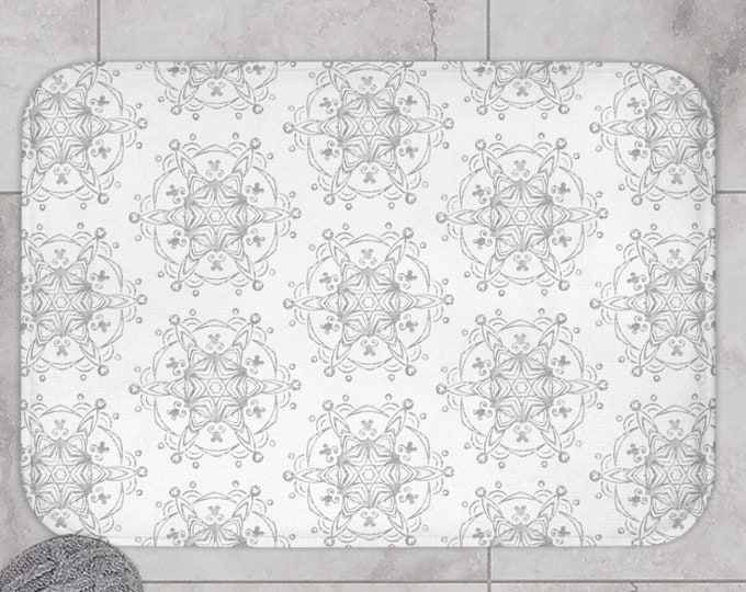 Bath Mat Hidden Mickey Mouse Mandala / Home Decor / Home Accent / Bath ...
