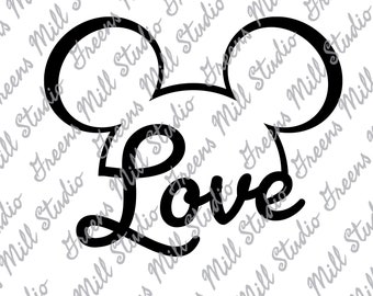 Hidden Mickey Mouse With Boho Theme Flower and Vine Placemat - Etsy