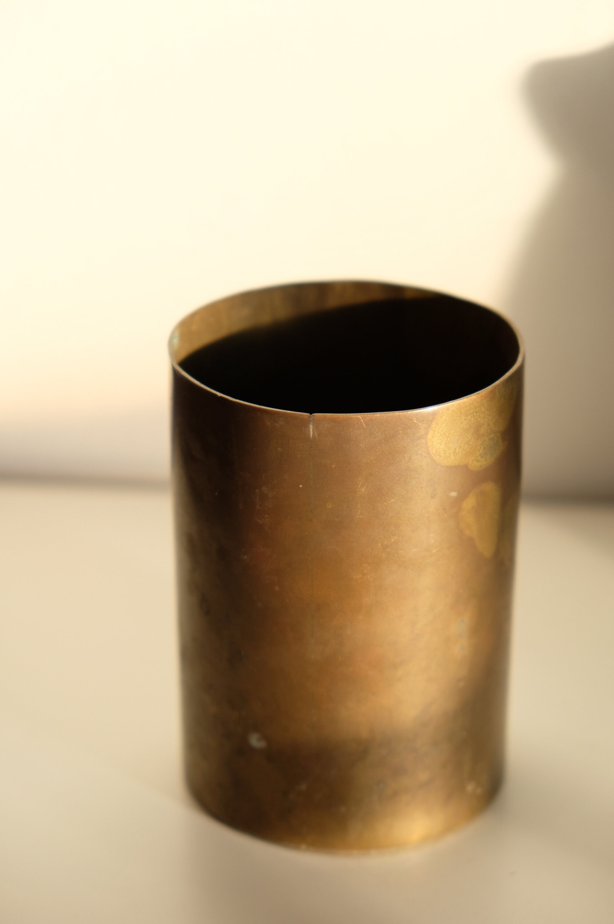 Vintage Antique Brass World War Shell Casing Plant Pot Trench - Etsy