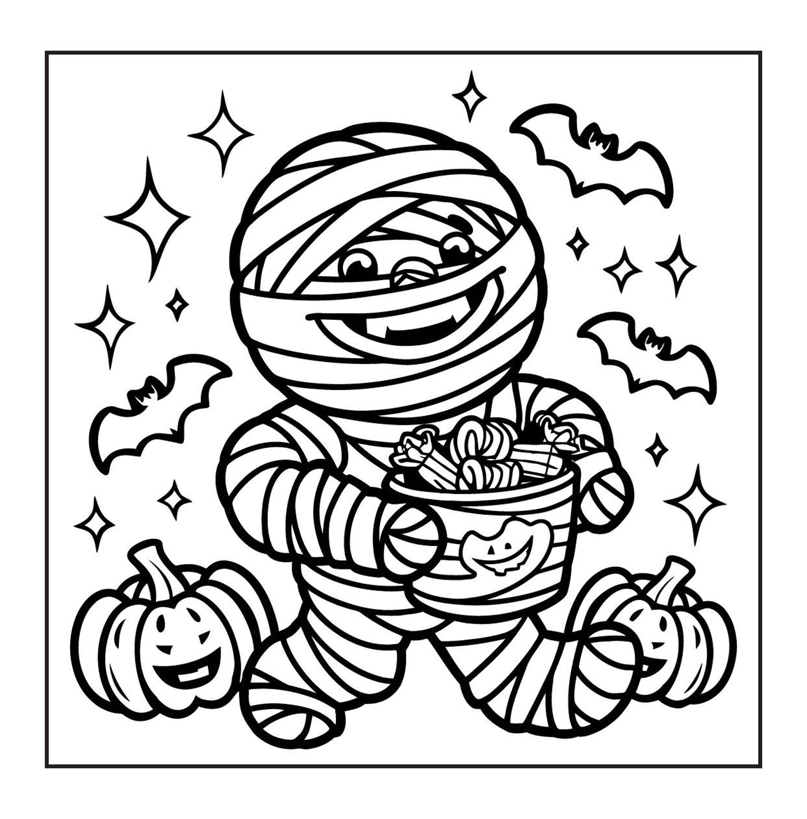 100 Kid Halloween Coloring Pages - Learning Activity - Fun Activity ...