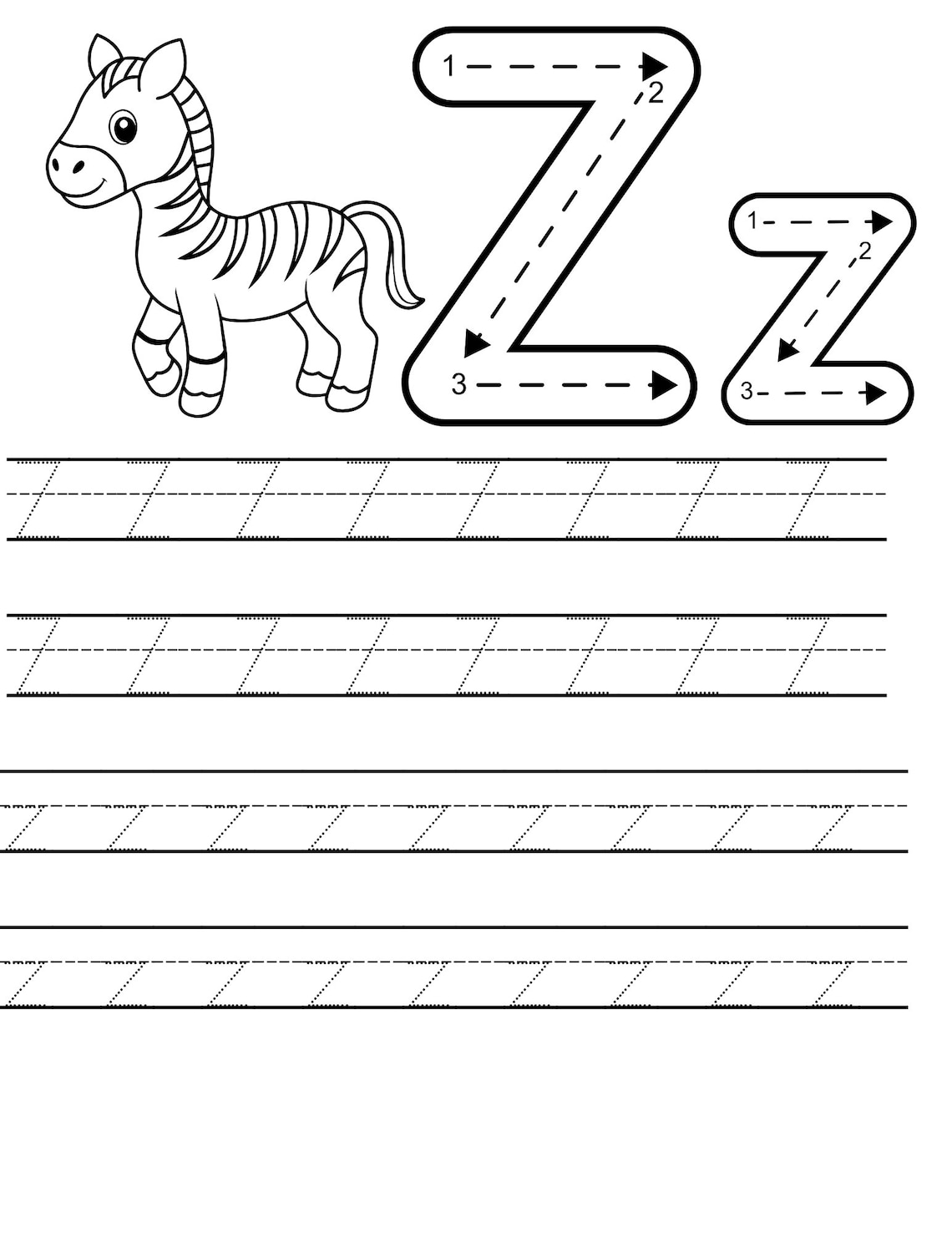 42 Pages, Elementary School, Preschool, Learning, Tracing Practice ...