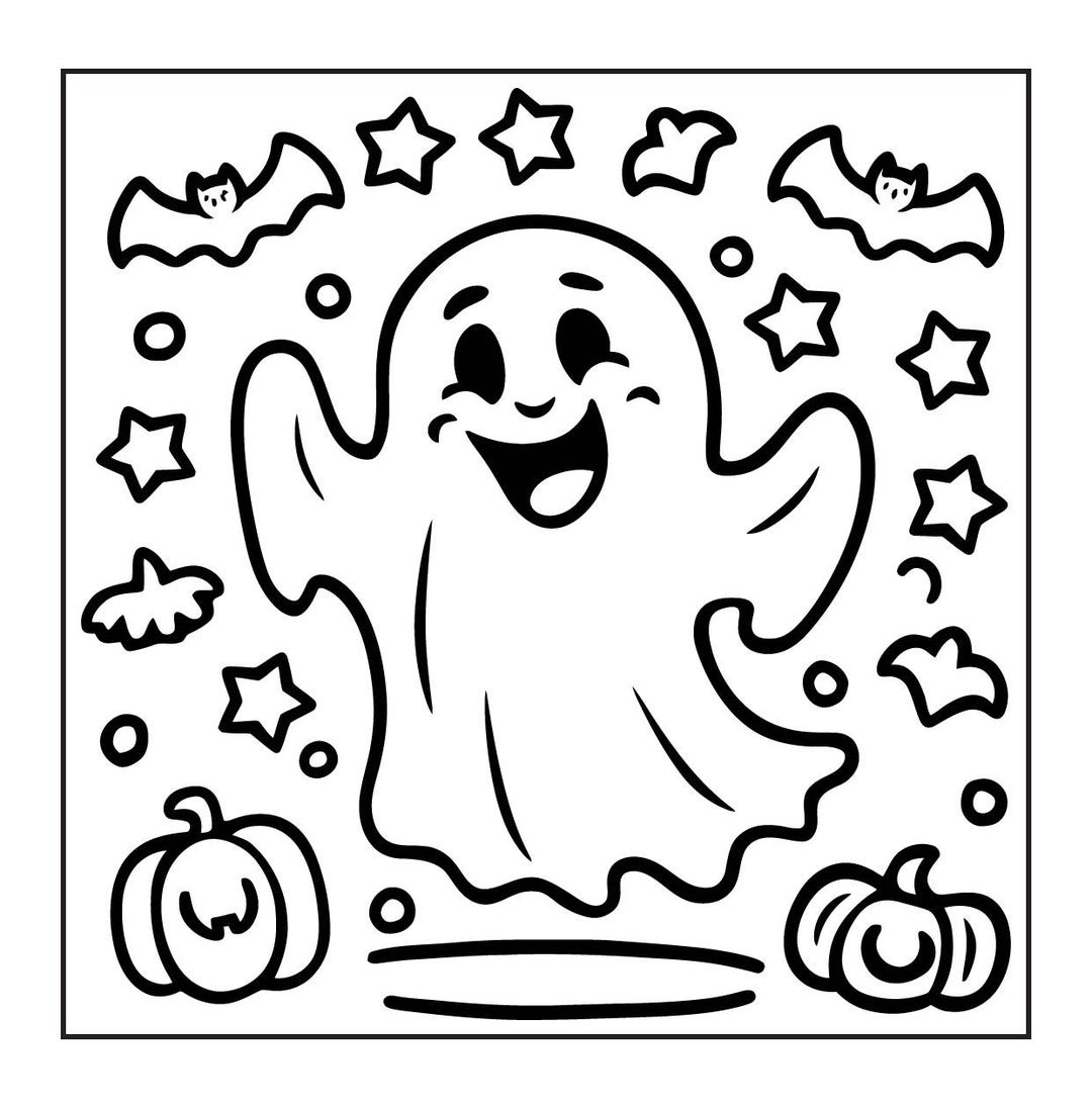 100 Kid Halloween Coloring Pages - Learning Activity - Fun Activity ...