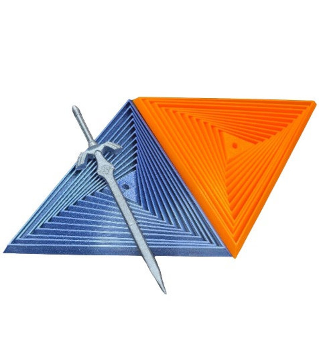 3D Printed Fractal Fidget Triforce Tinker Toy Autism Sensory - Etsy