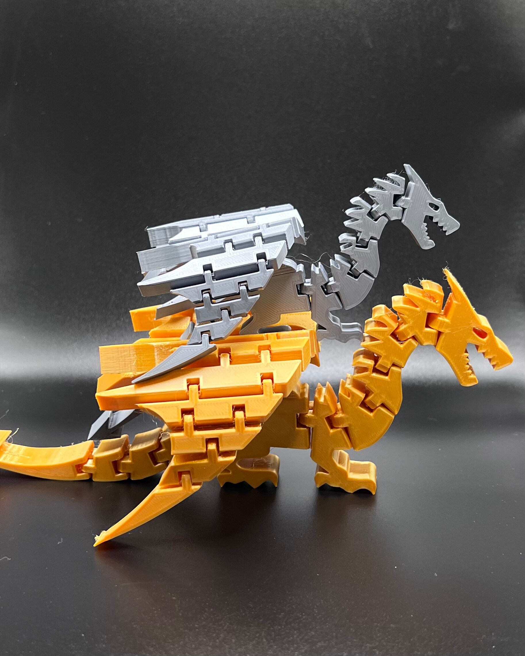 3D Printed Flexible Dragon Fidget Toy Articulated Dragon | Etsy Ireland