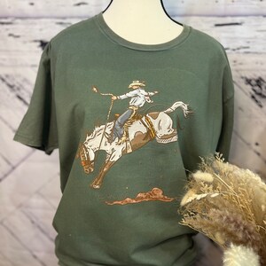 Saddle Bronc Tee - Etsy
